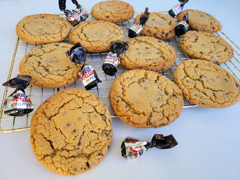 Guld cookies – Bagehuset.dk